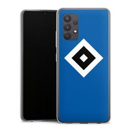 DeinDesign Galaxy A32 4G Handy Silikon H&uuml;lle Case transparent Handyh&uuml;lle Logo Hsv Hamburger Sv Silikon Case