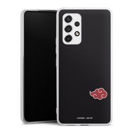 DeinDesign Galaxy A53 5G Handy Silikon H&uuml;lle Case transparent Handyh&uuml;lle Akatsuki Official Licensed Product Naruto Shippuden Silikon Case