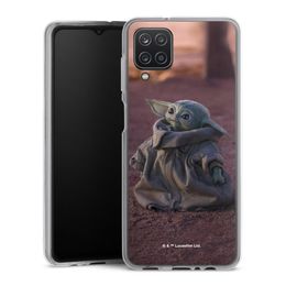 DeinDesign Galaxy A12 Handy Silikon H&uuml;lle Case transparent Handyh&uuml;lle The Child Star Wars Baby Yoda Silikon Case