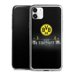 DeinDesign iPhone 11 Handy Slim Case Silikon Handyh&uuml;lle transparent H&uuml;lle extra d&uuml;nn Bvb Stadium Borussia Dortmund Silikon Slim Case