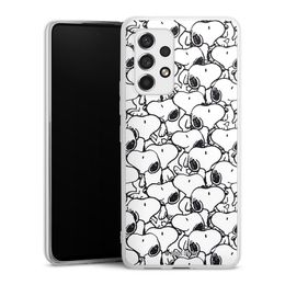 DeinDesign Galaxy A53 5G Handy Silikon H&uuml;lle Case transparent Handyh&uuml;lle Muster Snoopy Peanuts Silikon Case