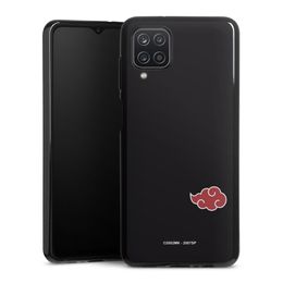 DeinDesign Galaxy A12 Handy Silikon H&uuml;lle Case schwarz Handyh&uuml;lle Akatsuki Official Licensed Product Naruto Shippuden