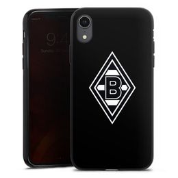 DeinDesign iPhone Xr Handy Silikon H&uuml;lle Case schwarz Handyh&uuml;lle Borussia M&ouml;nchengladbach Gladbach Coat Of Arms