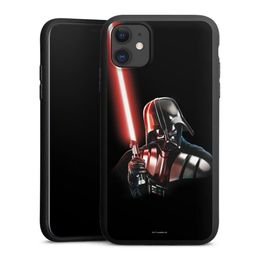 DeinDesign iPhone 11 Handy Premium Silikon H&uuml;lle Handyh&uuml;lle schwarz Case Darth Vader Star Wars Merchandise Silikon Premium Case