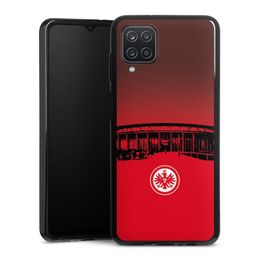 DeinDesign Galaxy A12 Handy Silikon H&uuml;lle Case schwarz Handyh&uuml;lle Eintracht Frankfurt Stadium Official Licensed Product