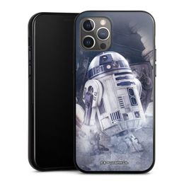 DeinDesign iPhone 12 Pro Handy Silikon H&uuml;lle Case schwarz Handyh&uuml;lle Robot Merchandise Star Wars