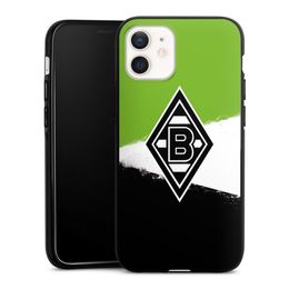 DeinDesign iPhone 12 Handy Silikon H&uuml;lle Case schwarz Handyh&uuml;lle Official Licensed Product Bmg Borussia M&ouml;nchengladbach