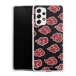 DeinDesign Galaxy A33 5G Handy Silikon H&uuml;lle Case transparent Handyh&uuml;lle Akatsuki Pattern Naruto Shippuden Silikon Case
