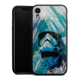 DeinDesign iPhone Xr Handy Premium Silikon H&uuml;lle Handyh&uuml;lle schwarz Case Colourful Stormtrooper Star Wars Silikon Premium Case