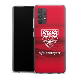 DeinDesign Galaxy A32 4G Handy Silikon H&uuml;lle Case transparent Handyh&uuml;lle Stadium Official Licensed Product Vfb Stuttgart Silikon Case