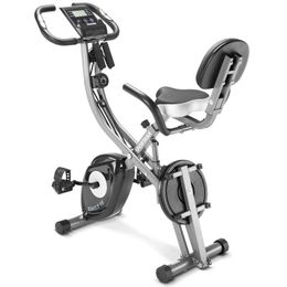 Sportana - Heimtrainer Eagle 4 Faltbar 10 Stufen 7 Sitzhöhen lcd Display Trainings app 2 Fitnessbänder Fitnessfahrrad Fahrradtrainer Fitnessbike 4in1