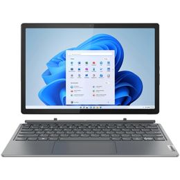 Lenovo IdeaPad Duet 5i, Convertible, mit 12,4 Zoll Display Touchscreen, Intel® Core™ i5 i5-1235U Prozessor, 8 GB RAM, 256 SSD, Iris® Xe, Storm Grey, Windows 11 Home (64 Bit)