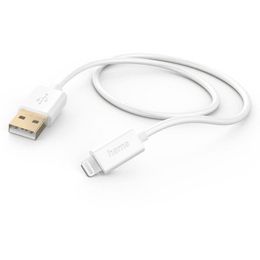 Hama USB-A auf Lightning 1.5 m Ladekabel Apple, Weiß