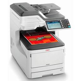 OKI MC883dn 4 in 1 Farblaser-Multifunktionsdrucker weiß