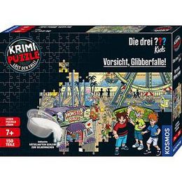 Kosmos KRIMI-PUZZLE Die drei ??? Vorsicht, Glibberfalle! Puzzle, 150 Teile