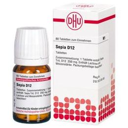 DHU-Arzneimittel Sepia D 12 Tabletten 80 St