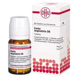 DHU-Arzneimittel Carbo Vegetabilis D 6 Tabletten 80 St