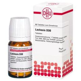 DHU-Arzneimittel Lachesis D 30 Tabletten 80 St