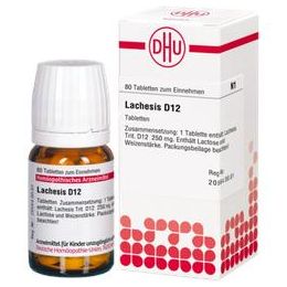 DHU-Arzneimittel Lachesis D 12 Tabletten 80 St