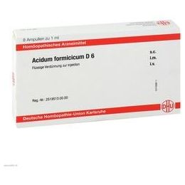DHU-Arzneimittel Acidum Formicicum D 6 Ampullen 8X1 ml