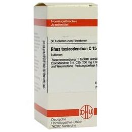 DHU-Arzneimittel Rhus Toxicodendron C 15 Tabletten 80 St