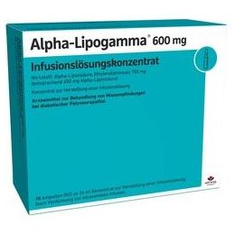 WÖRWAG PHARMA Alpha-Lipogamma 600 mg Infusionslsg.-Konzentrat 10X24 ml