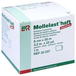 Lohmann & Rauscher Mollelast haft Binden latexfrei 8 cmx20 m weiß 1 St