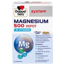 Queisser Doppelherz Magnesium 500 Depot system Tabletten 30 St