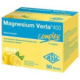 Magnesium VERLA 400 Zitrone Direkt-Granulat 50 St