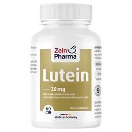 ZeinPharma Lutein 20 mg Kapseln mikroverkapselt 60 St