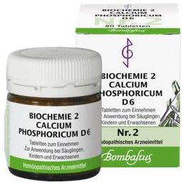 Bombastus Biochemie 2 Calcium phosphoricum D 6 Tabletten 80 St