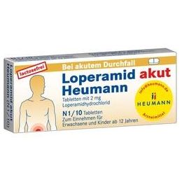 Loperamid akut HEUMANN Tabletten 10 St