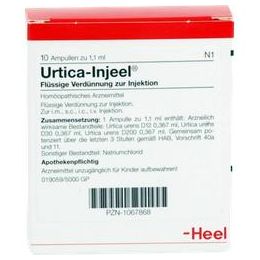 Heel Urtica Injeel Ampullen 10 St