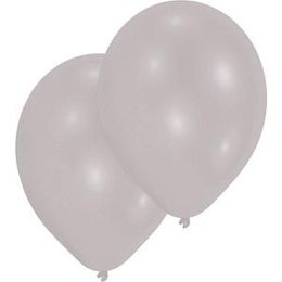 Amscan® Luftballons silber, 50 St.