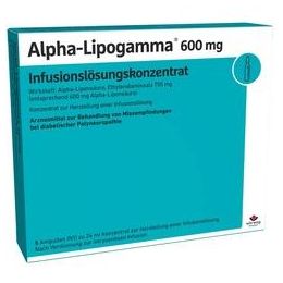 WÖRWAG PHARMA Alpha-Lipogamma 600 mg Infusionslsg.-Konzentrat 5X24 ml