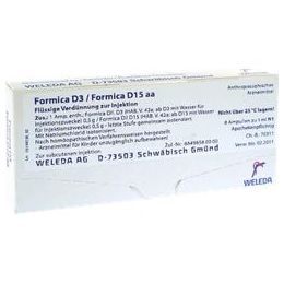 Weleda Formica D 3/Formica D 15 aa Ampullen 8X1 ml