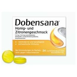 Reckitt Benckiser Deutschland GmbH Dobensana Honig- u.Zitronengeschm.1,2mg/0,6mg Lut. 24 St