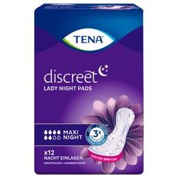 TENA Lady Discreet Inkontinenz Einlagen maxi night 6X12 St