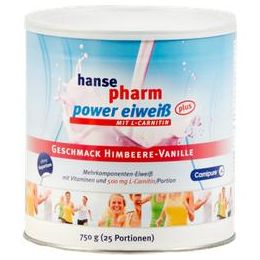 Hansepharm Power Eiweiß plus Himbeere-Vanille Plv. 750 g