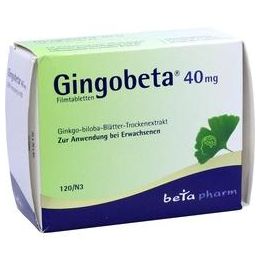 betapharm Gingobeta 40 mg Filmtabletten 120 St