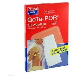 Gothaplast Gota-Por PU Wundfilm 15x10 cm steril Pflaster 5 St