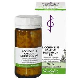 Bombastus Biochemie 12 Calcium sulfuricum D 6 Tabletten 200 St