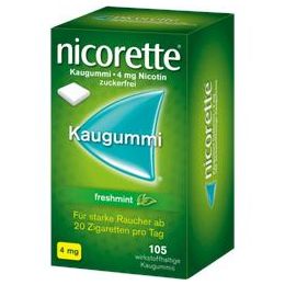 Johnson & Johnson GmbH Nicorette Kaugummi 4 mg freshmint 105 St