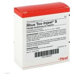 Heel Rhus TOX Injeel S Ampullen 10 St