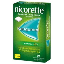 Johnson & Johnson GmbH Nicorette Kaugummi 4 mg freshmint 30 St