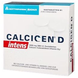 Calcigen D intens 1000 mg/880 I.e. Kautabletten 120 St