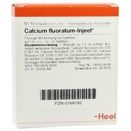Heel Calcium Fluoratum Injeel Ampullen 10 St