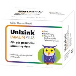 Köhler Pharma Unizink Immun Plus Kapseln 1X60 St