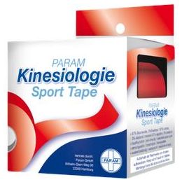 PARAM Kinesiologie Sport Tape 5 cmx5 m rot 1 St