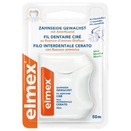 Elmex Zahnseide gewachst mit Aminfluorid 50 m